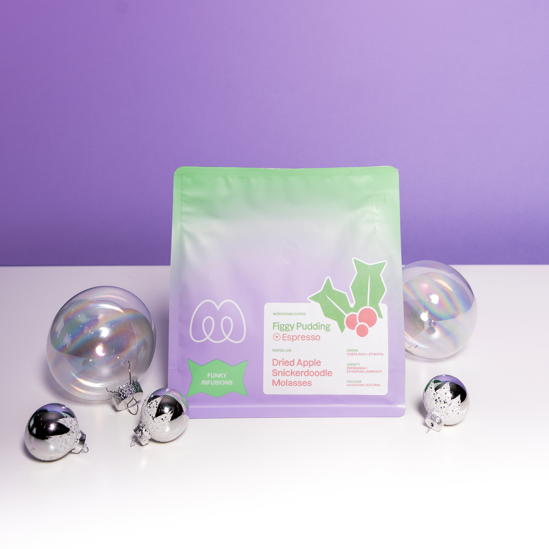Figgy Pudding Holiday Blend Espresso – Monogram Coffee